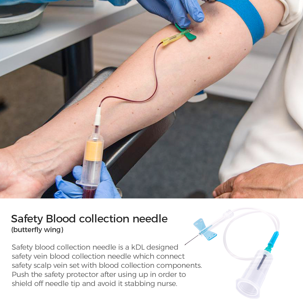 Blood Collection Needle with Safety Device - KDL
