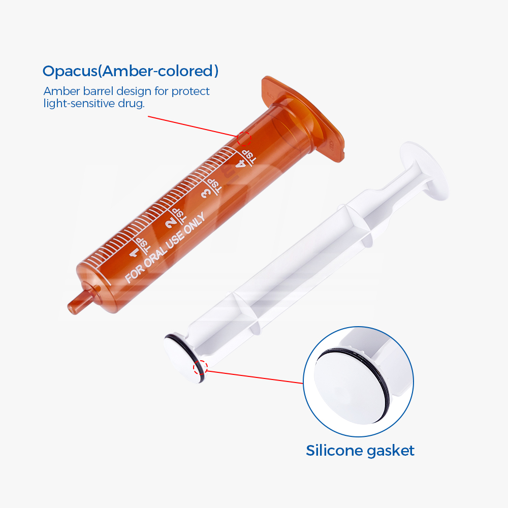 Amber Oral Syringe Manufacturer & Suppliers | KDL