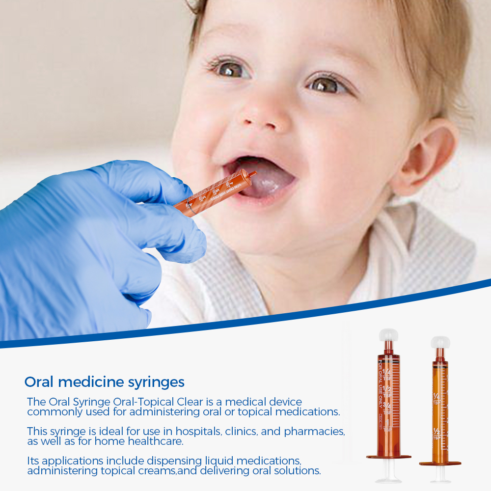 Amber Oral Syringe Manufacturer & Suppliers | KDL