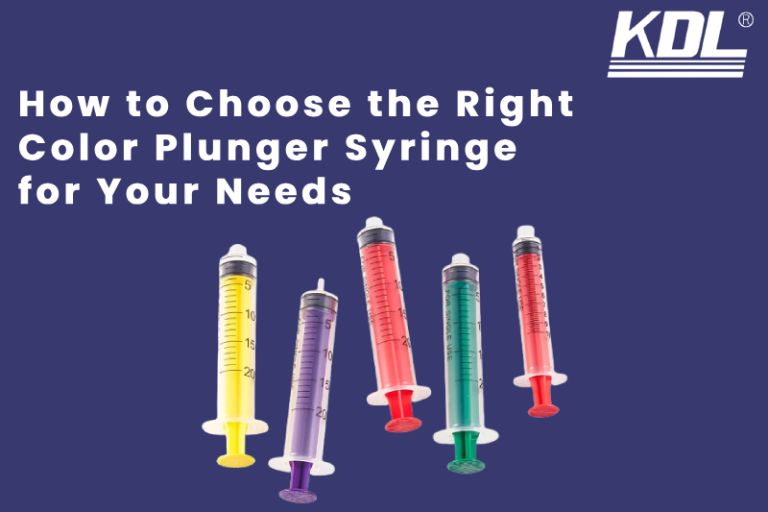 Color Plunger Syringe: How to Pick the Right One